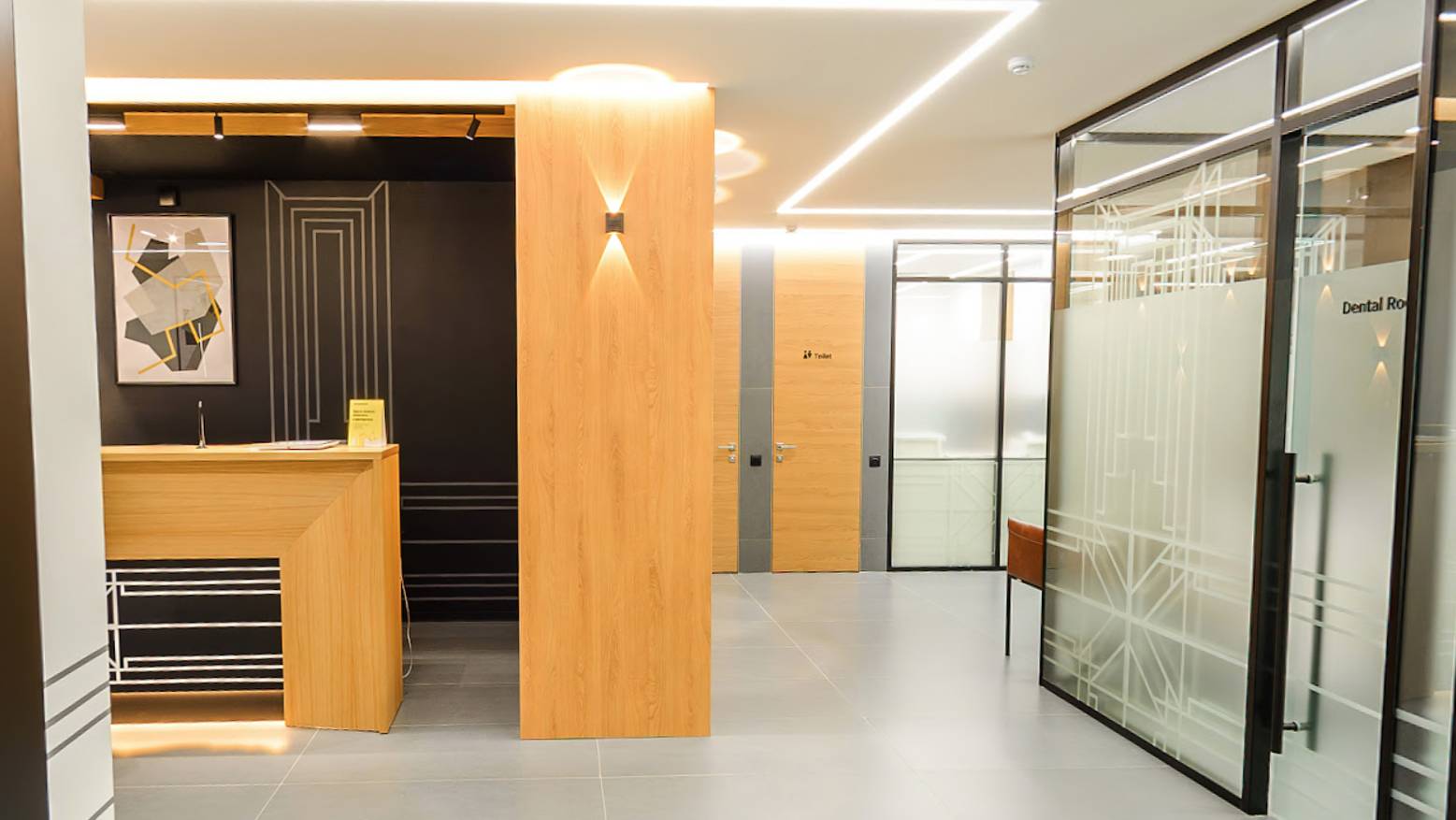 Дизайн интерьера стоматологии Стоматология WeLar Тюмень