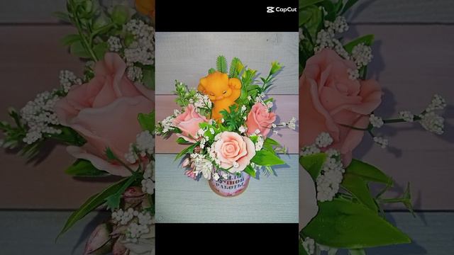 Мыловарение #Букет с розами#творчество#ручная работа