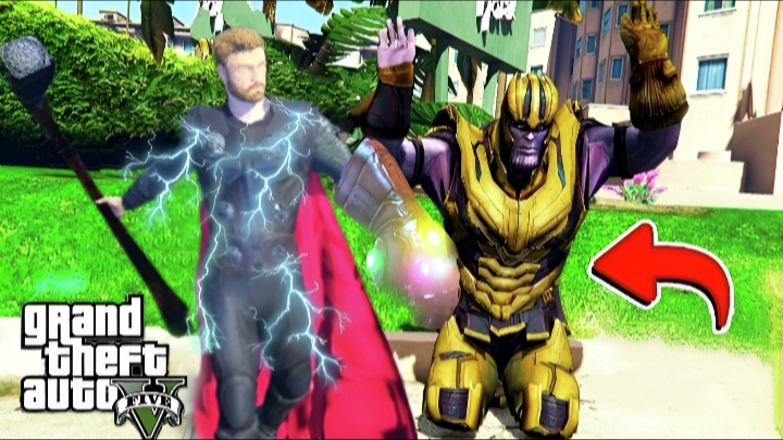 ТОР УКРАЛ ПЕРЧАТКУ БЕСКОНЕЧНОСТИ У ТАНОСА! ОБЗОР МОДА в GTA ВИДЕО
