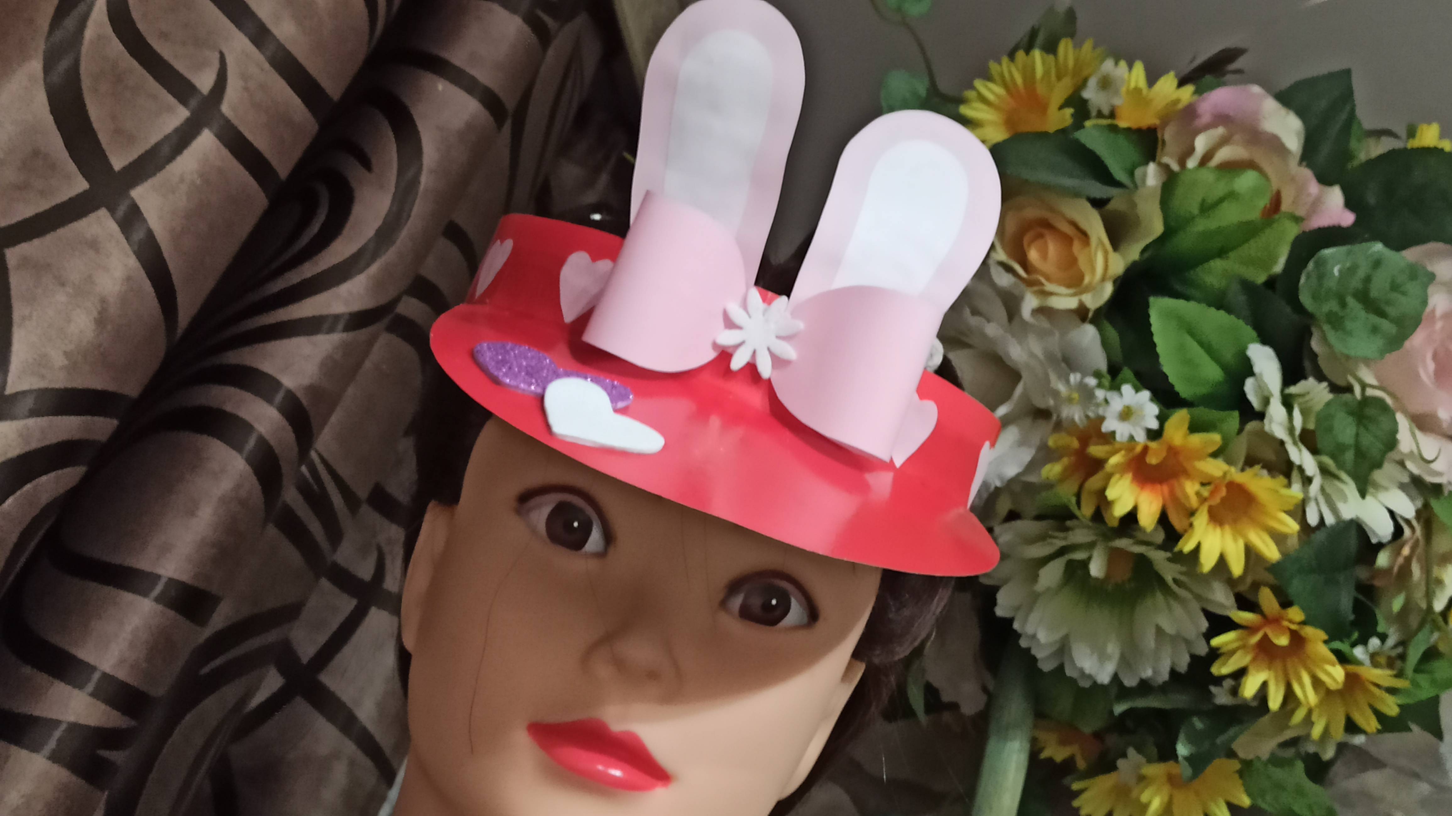 МК Козырёк от солнца из бумаги и картона.