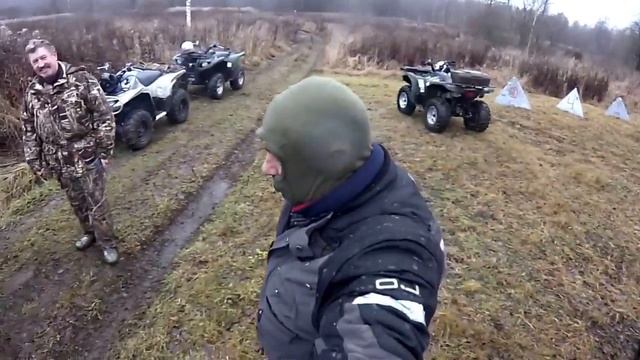 Прохват на квадроцикле по лесу 2015 год.