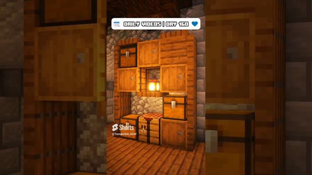 Не сложный дизайн интерьера #постройкимайнкрафт