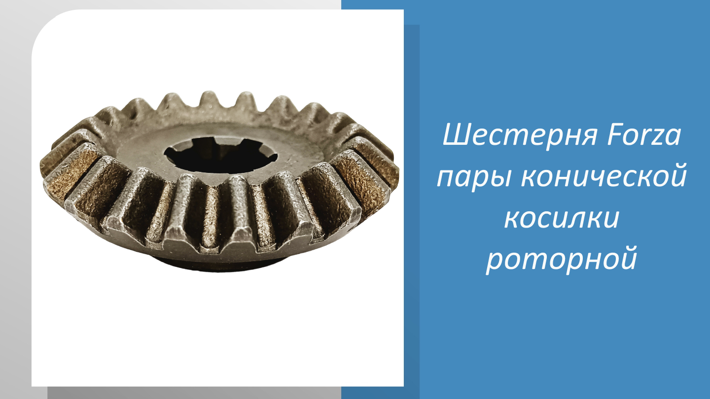 Шестерня Forza пары конической прямозубая