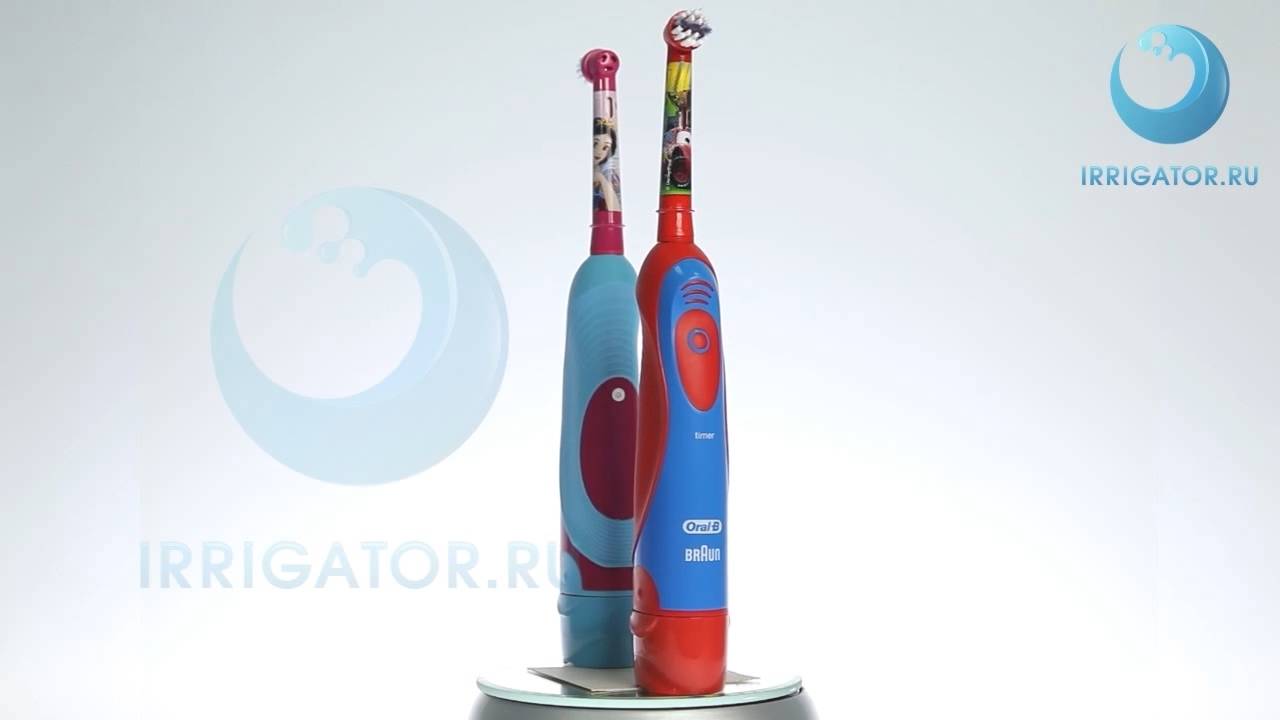 Электрическая зубная щетка Braun Oral-B "Stages Power 5+" на батарейке