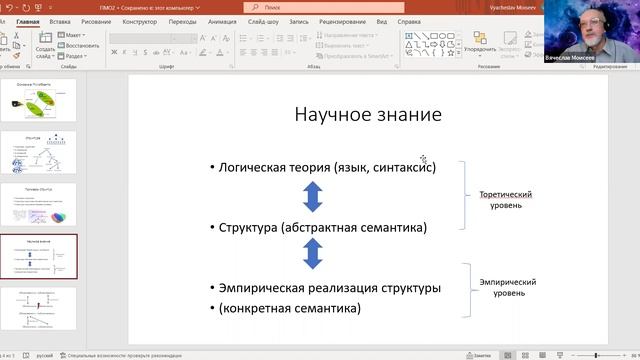 О структурах и научном методе