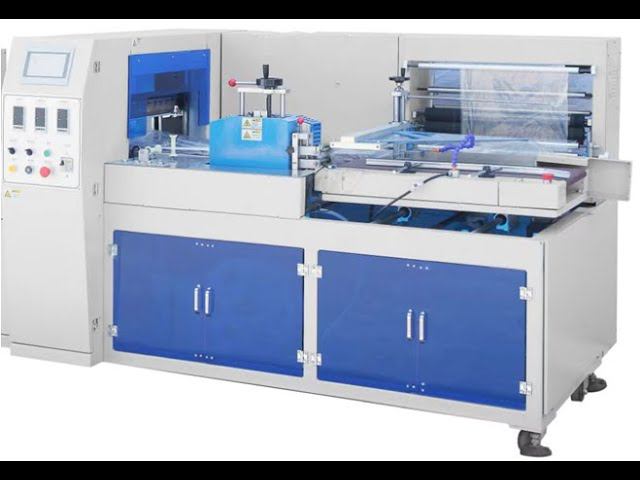 Автоматическая машина для упаковки в полу-рукавные термоусадочные плёнки модели 1000А сервоприводная