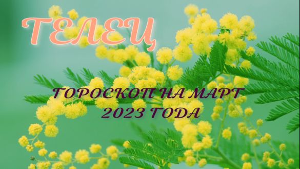 ТЕЛЕЦ ГОРОСКОП НА МАРТ 2023 ГОДА