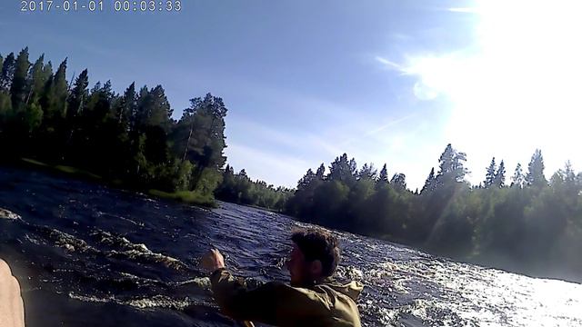 Порог на реке Чирка (Карелия)