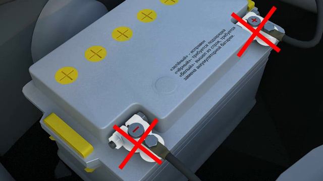 Проверка состояния аккумуляторной батареи.