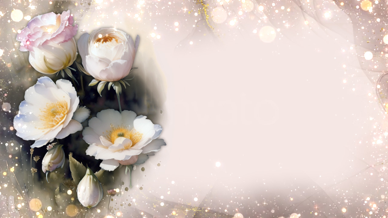 Цветы футаж для пригласительных фон для текста | красивый фон для видео монтажа