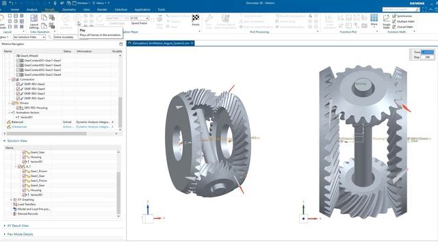 Кинематический (динамический) анализ конической зубчатой передачи