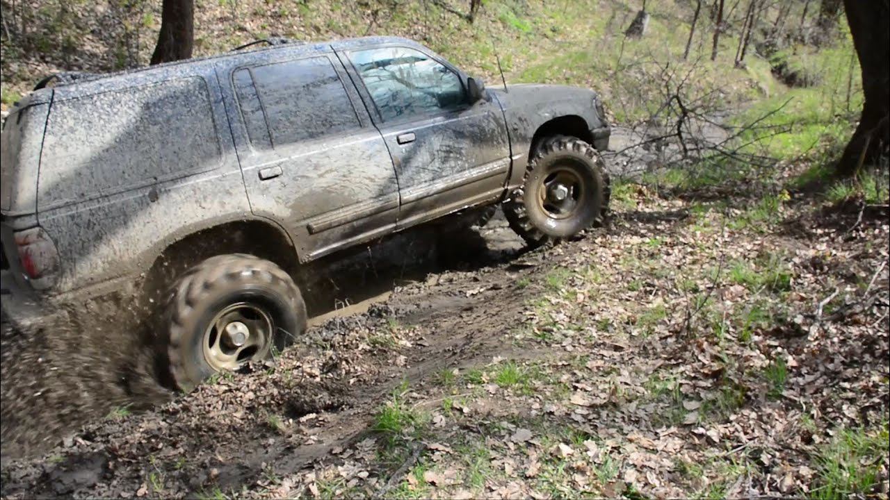 Форд Эксплорер на 36х колесах, хана раздатке