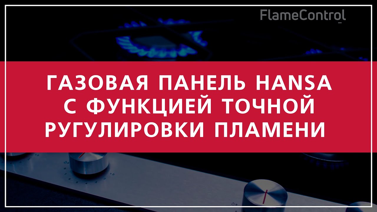 Газовые варочные панели Hansa с системой Flame Control