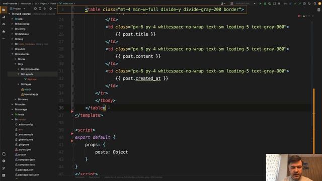 Vue Inertia + Laravel Course. 6⧸17： Main Menu and Layout
