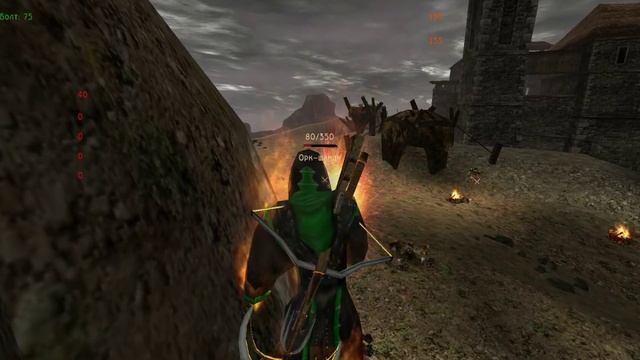 Gothic2 X in 1.Часть 85.Начинаем уничтожение орков возле замка в Долине Рудников.