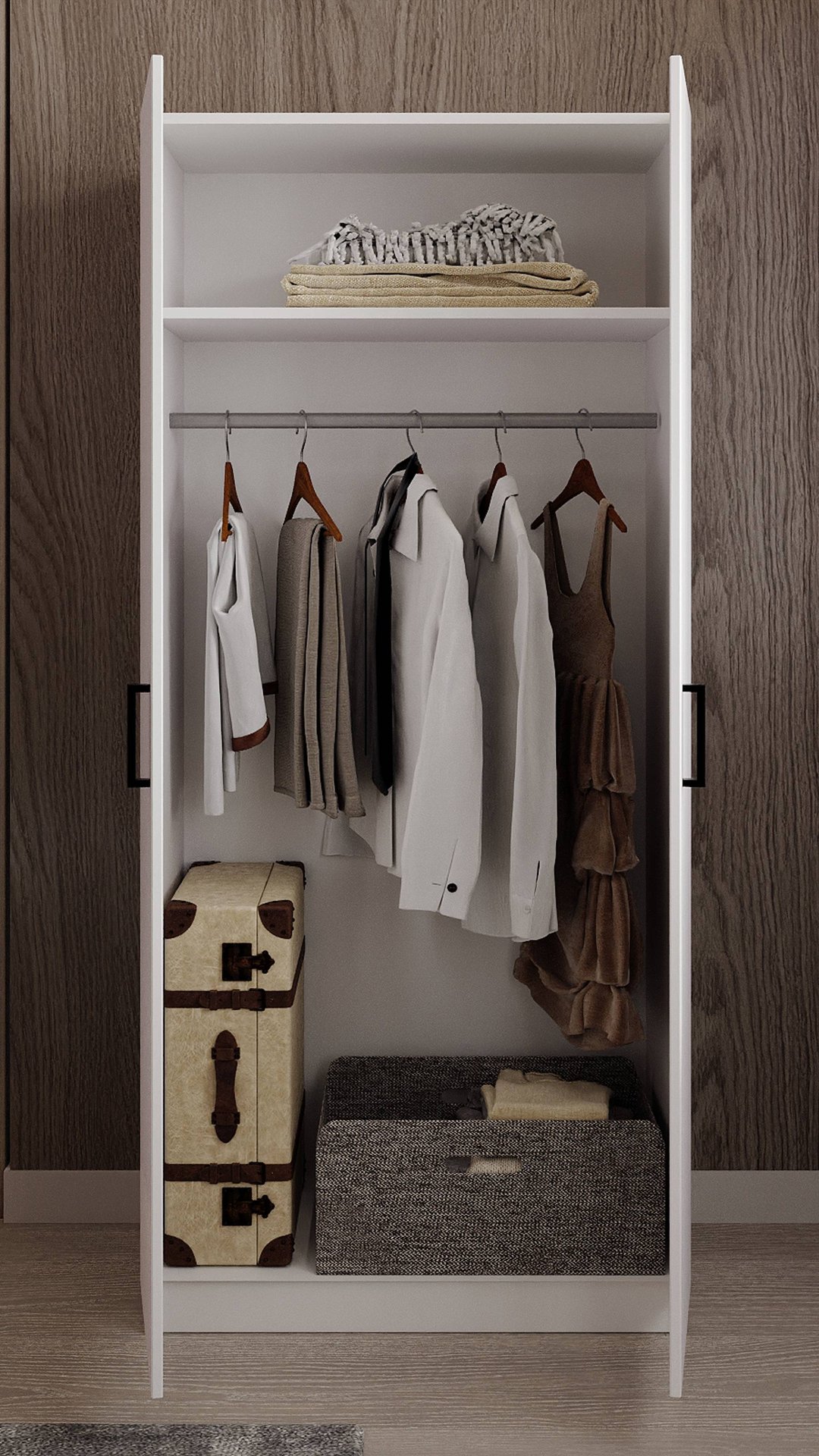 Платяной шкаф белый