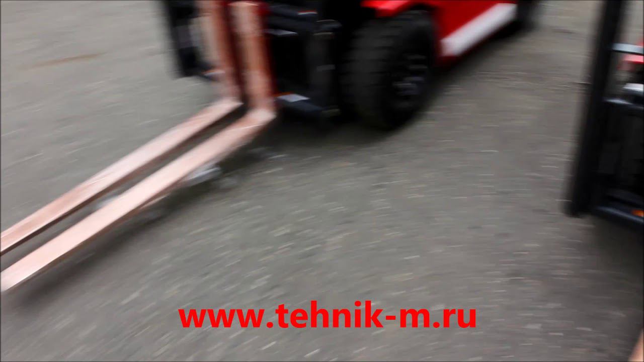 Омедненные вилы электропогрузчика NICHIYU FB15 взрывозащита