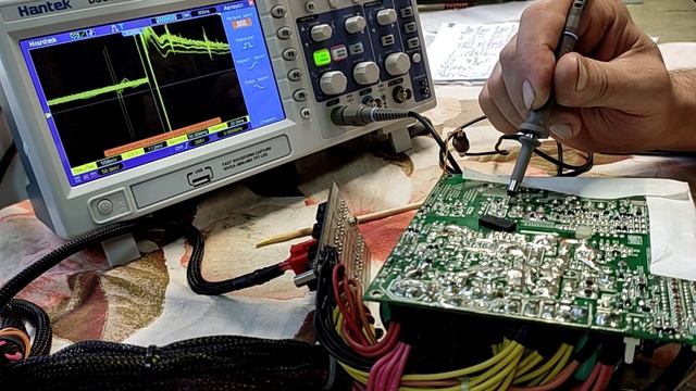 HIPER TYPE K800 диагностика, неисправность силового трансформатора и ключа + Осциллограф