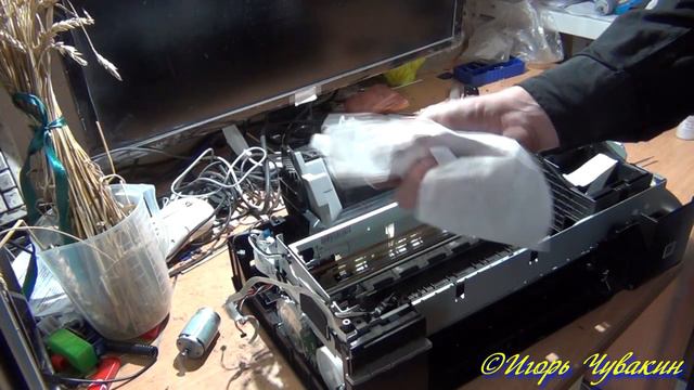 Как снять и установить энкодерную ленту