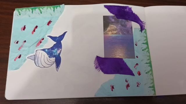 СКРАПБУКИНГ/КИТЫ/ОКЕАН