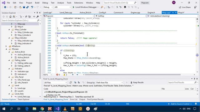 Базовый курс С++ Часть #90. Настройка перехода по уровням игры (720p)