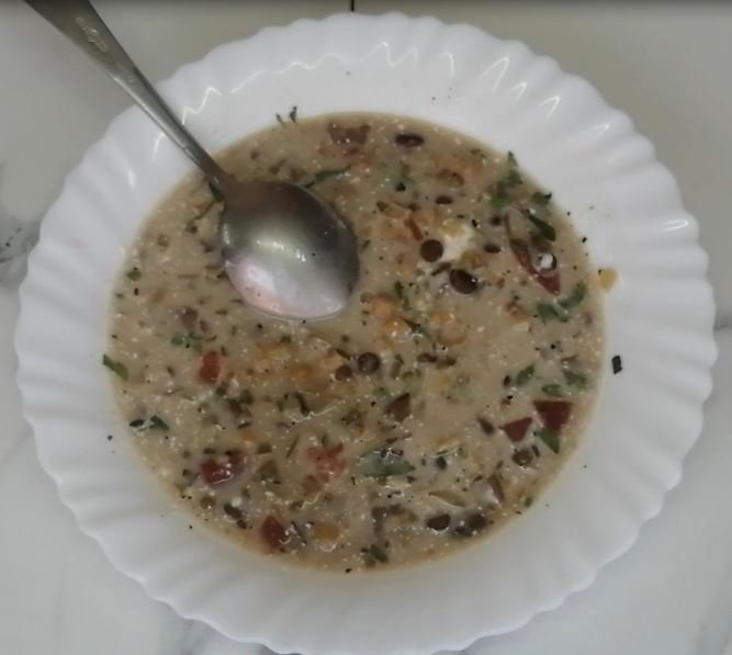 Здоровое питание: Домашний суп "Семь бобов"