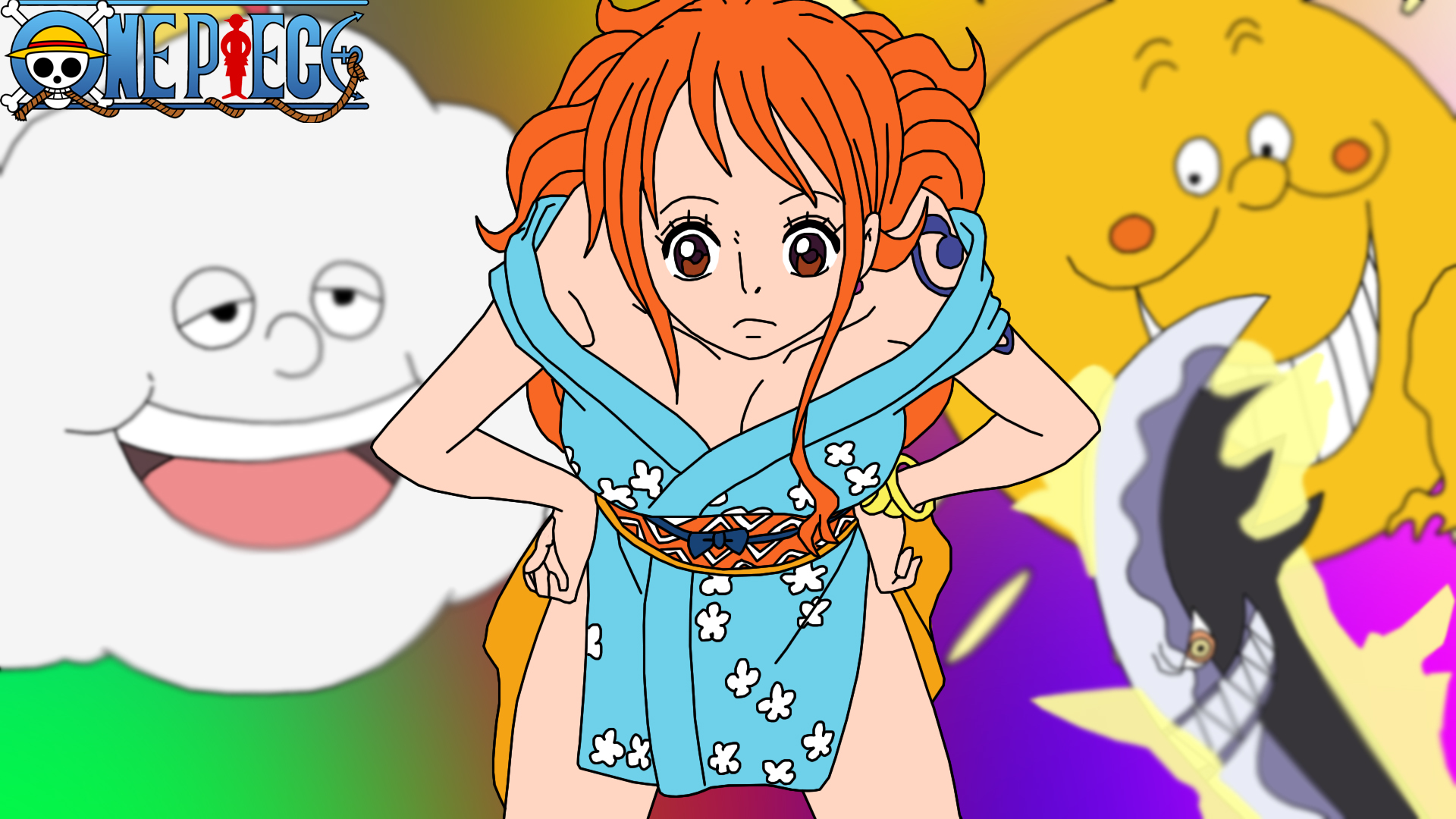 Сила Мугивар | Королева Погоды Нами | One Piece