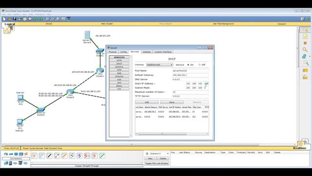 Урок 31 Cisco Packet Tracer. IP адрес от DHCP сервера, находящегося в сети ＂другого＂ маршрутизатора
