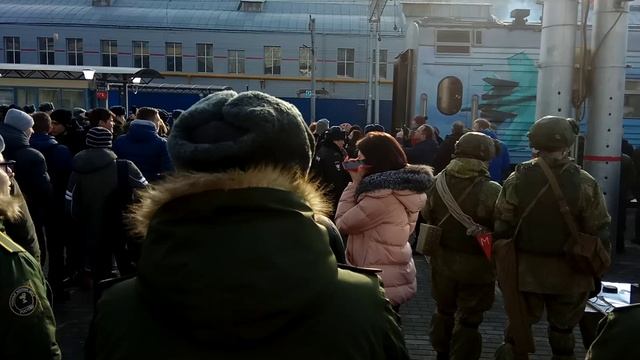 Поезд "Сирийский перелом": прибытие поезда.