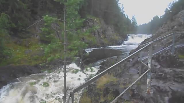 Водопад Кивач, Карелия