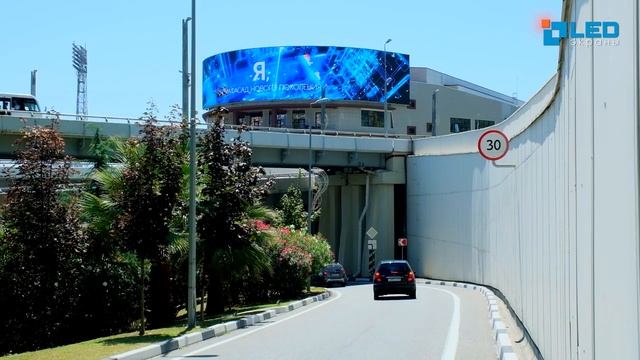 Медиафасад, г. Сочи, Р16х16 мм