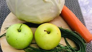 Салат «Витаминный». Полезный и вкусный салат на каждый день.