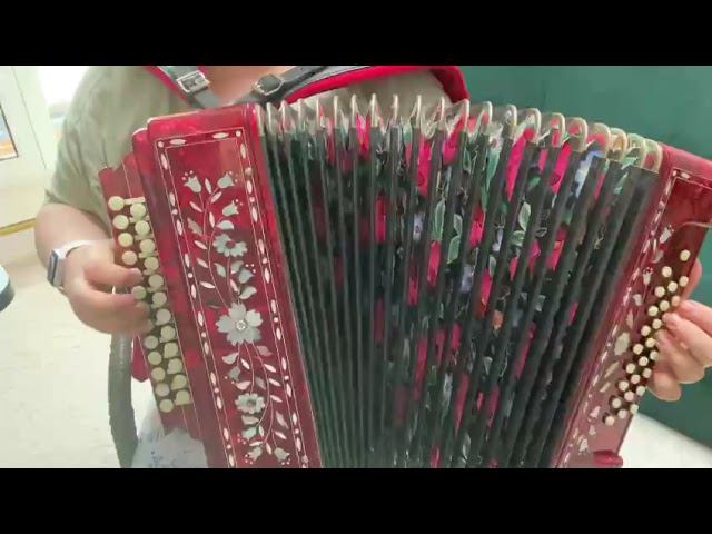 «Все цветы» (из реп. Н.Баскова), звучание нот для гармони