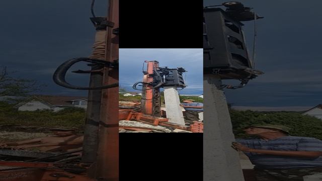 Забивка свай.