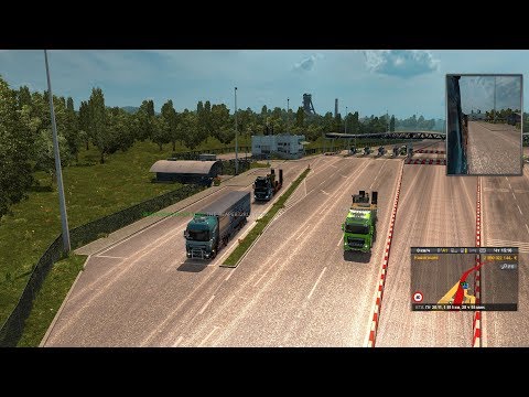LIVE ETS2 MP [EU2, Logitech DFGT] Конвойчик через ДД ✅10/64