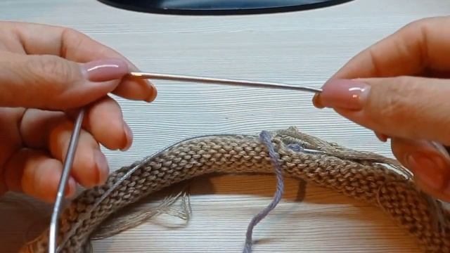 #Вязание  //Свитшот //Как я вяжу //Часть 1: оформление горловины.