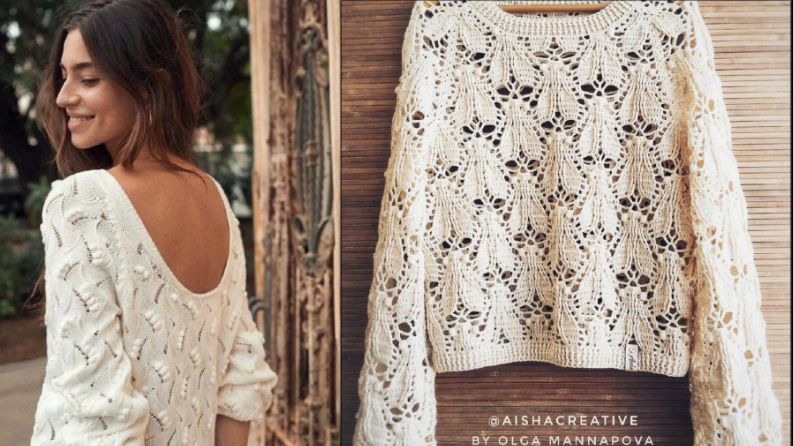 Вязание крючком и спицами - Узоры для джемпера