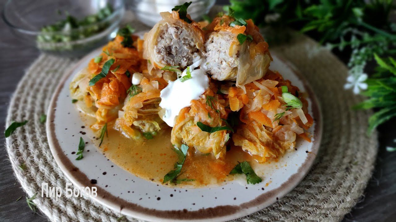 Нежные голубцы из пекинской капусты.