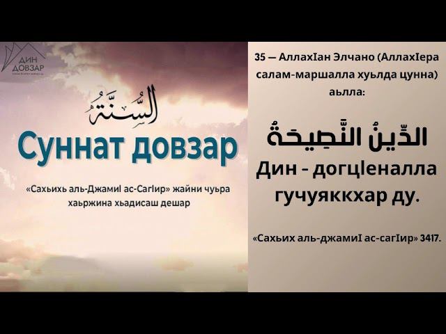 35- хьадис || «Сахьих аль-джамиI ас-сагIир»