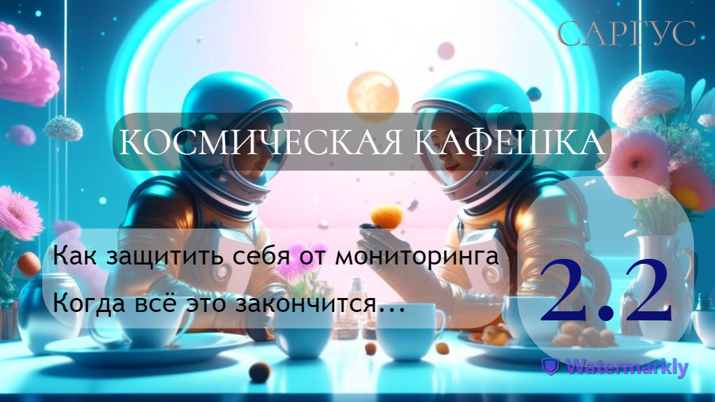 #104 КОСМИЧЕСКАЯ КАФЕШКА. Как защитить себя от мониторинга. Когда всё это закончится. Часть. 2.2