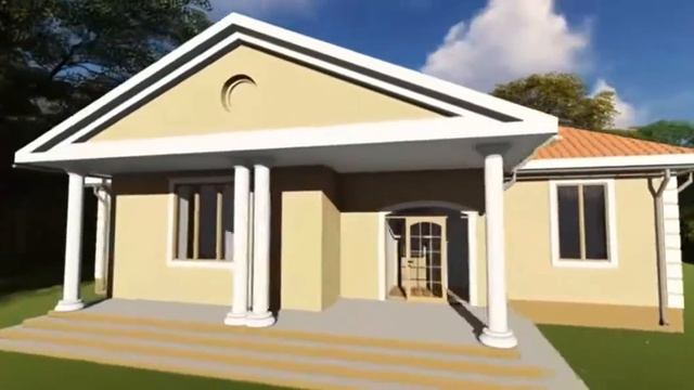 Проект одноэтажного дома в Нижнем Новгороде. Проект дома с террасой. Проект дома под ключ.РемСтрой52