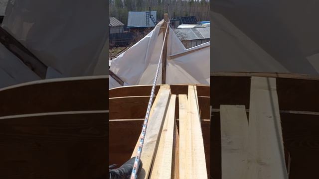 МОЩНЫЙ ураган снес все