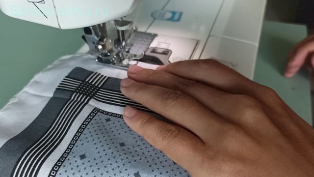 Как сшить носовой платок своими руками - какую строчку выбрать?