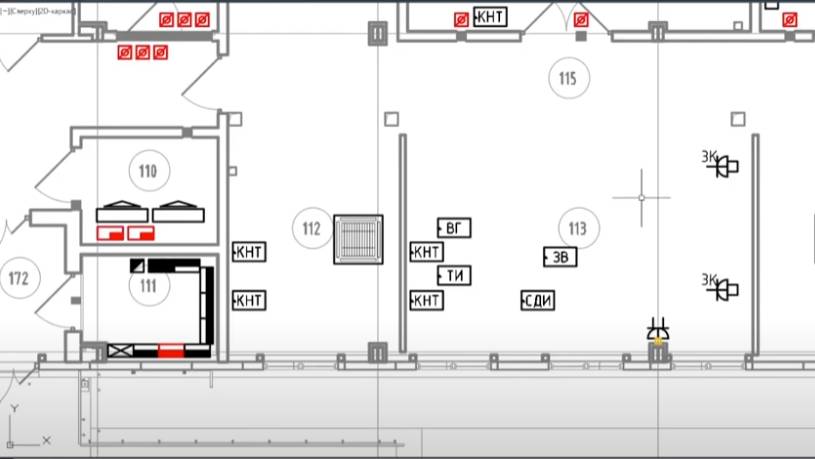 Проект ЭОМ в AutoCAD ч.4 Распределение нагрузок