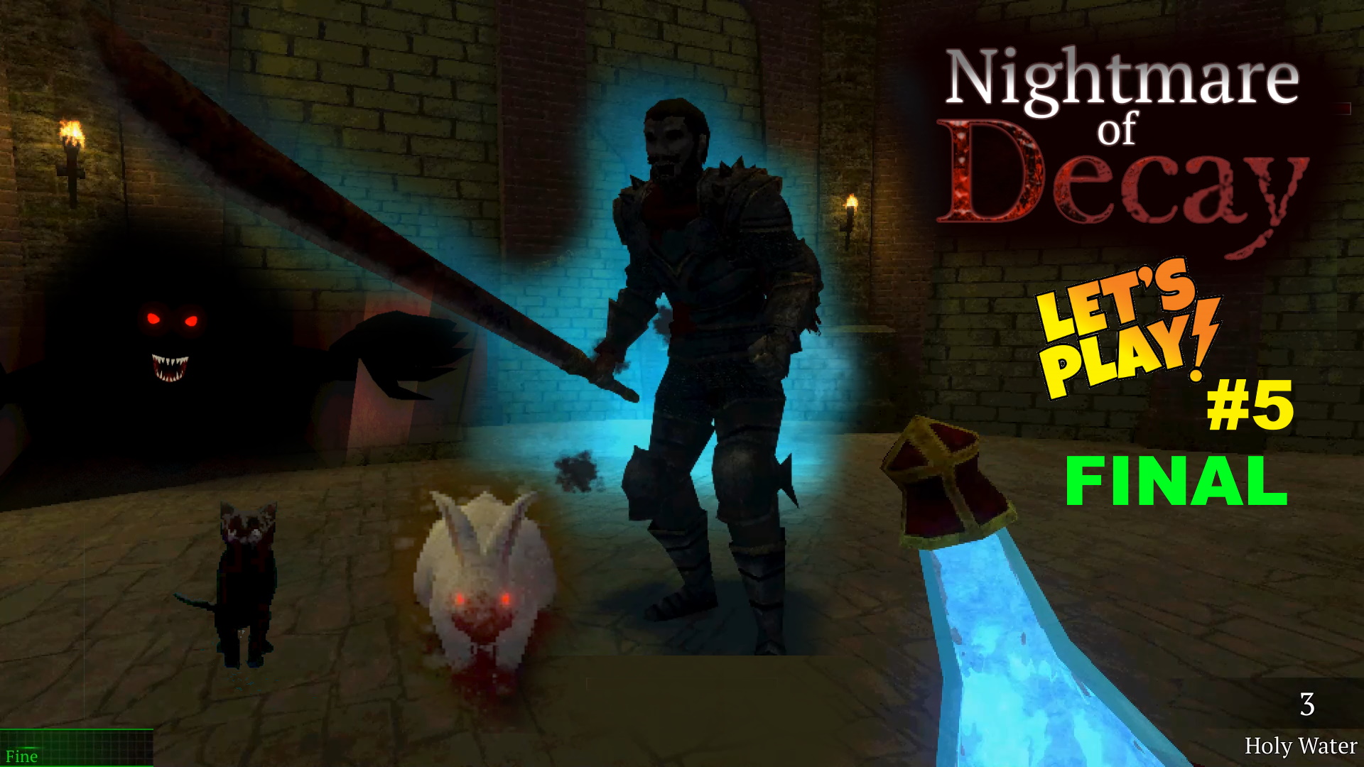 Nightmare of Decay ✅ Хоррор игра стиля Resident Evil ✅ Прохождение №5 Финал ✅ Кролик и Лорд Кошмар