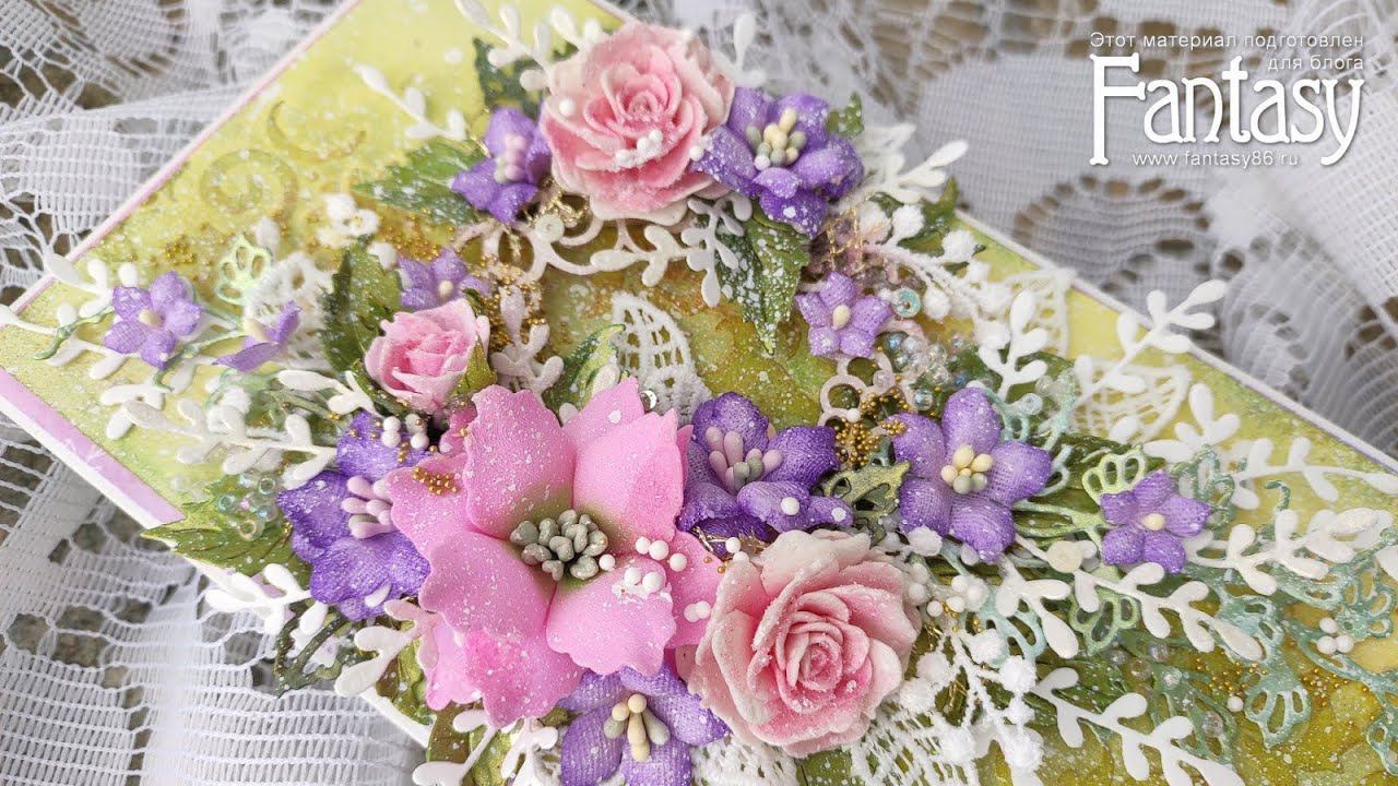 #dies_Fantasy Цветы из фоамирана быстро и легко!   Foamiran flowers quickly and easily Мастер класс