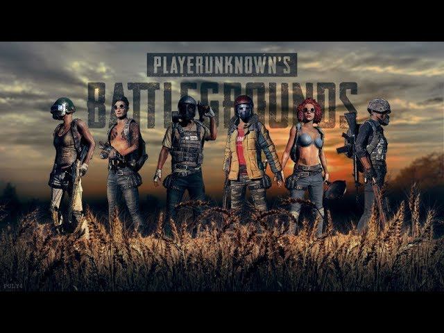 Playerunknown's Battlegrounds PUBG совместно в трио