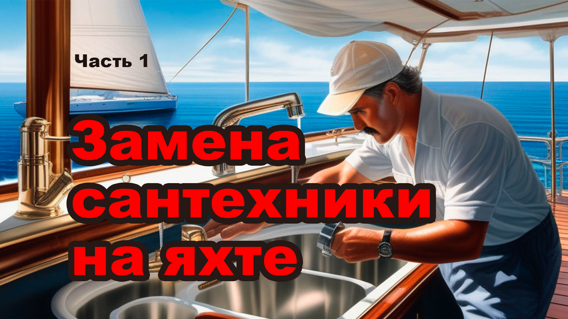 Занимаемся сантехническими работами на парусной яхте. Замена помпы, смесителя, расширительного бака