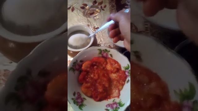 Десерт из клубники
