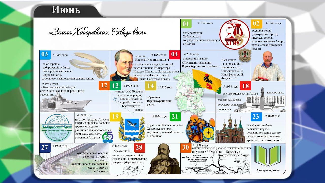 Июнь. Земля Хабаровская. Сквозь века.